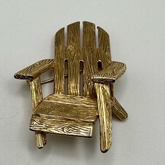 Jewelry | Adirondack Chair Pin Brooch Summer Fun Lake House Porch Party ...